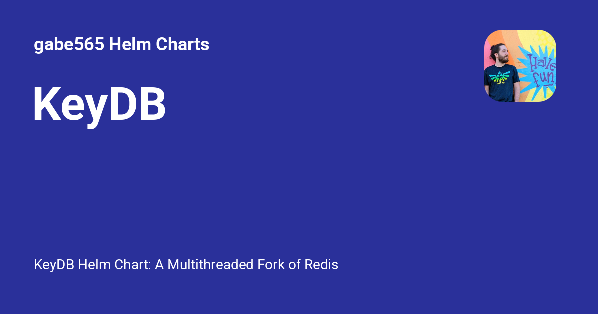 KeyDB - gabe565 Helm Charts